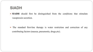 Hyponatremia new | PPTX