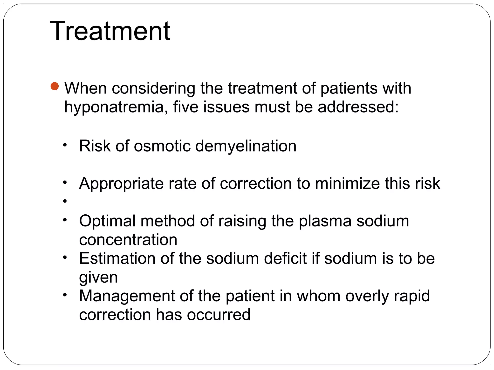 Hyponatremia ppt .final | PPT | Blood Disorders | Diseases and Conditions