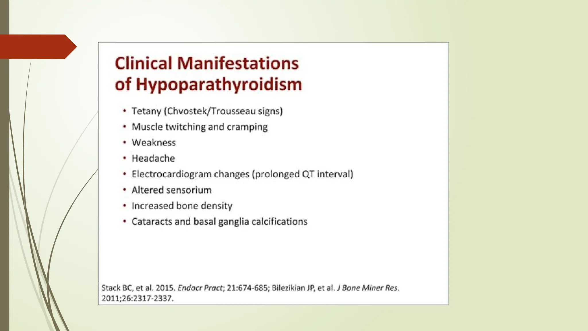 Hypoparathyroidism ( Endocrinology ) ... | PPTX