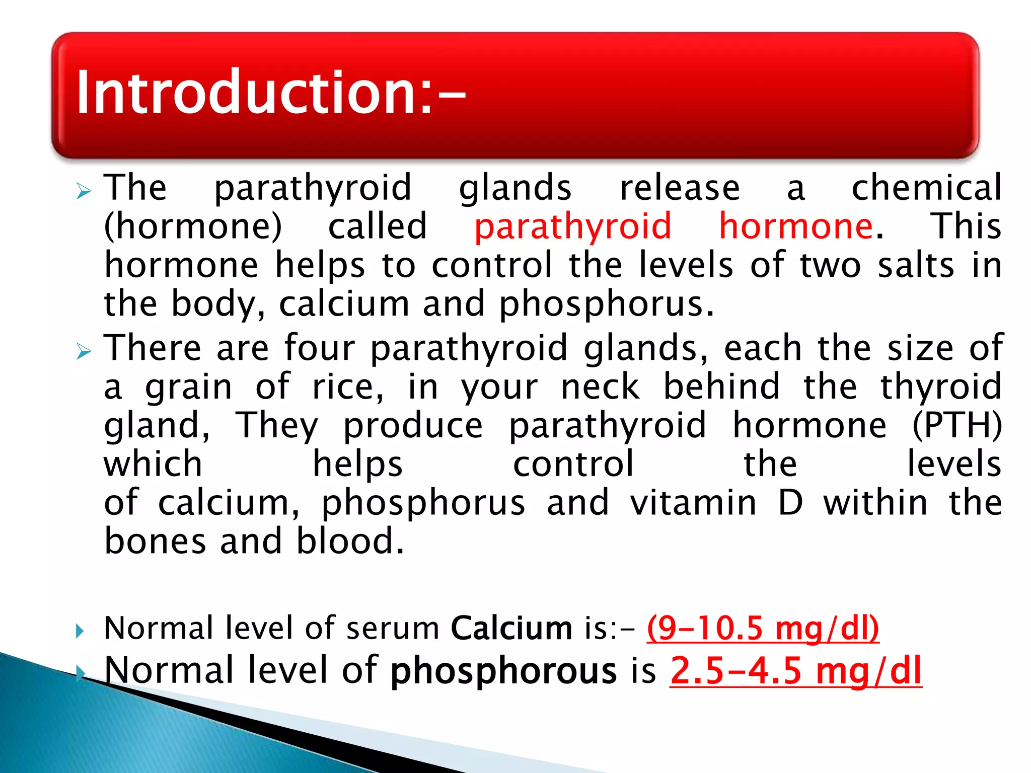 Hypoparathyroidism | PPTX