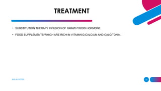 HYPOPARATHYROIDISM. - PARATHYROID GLAND DISORDERSpptx | PPTX