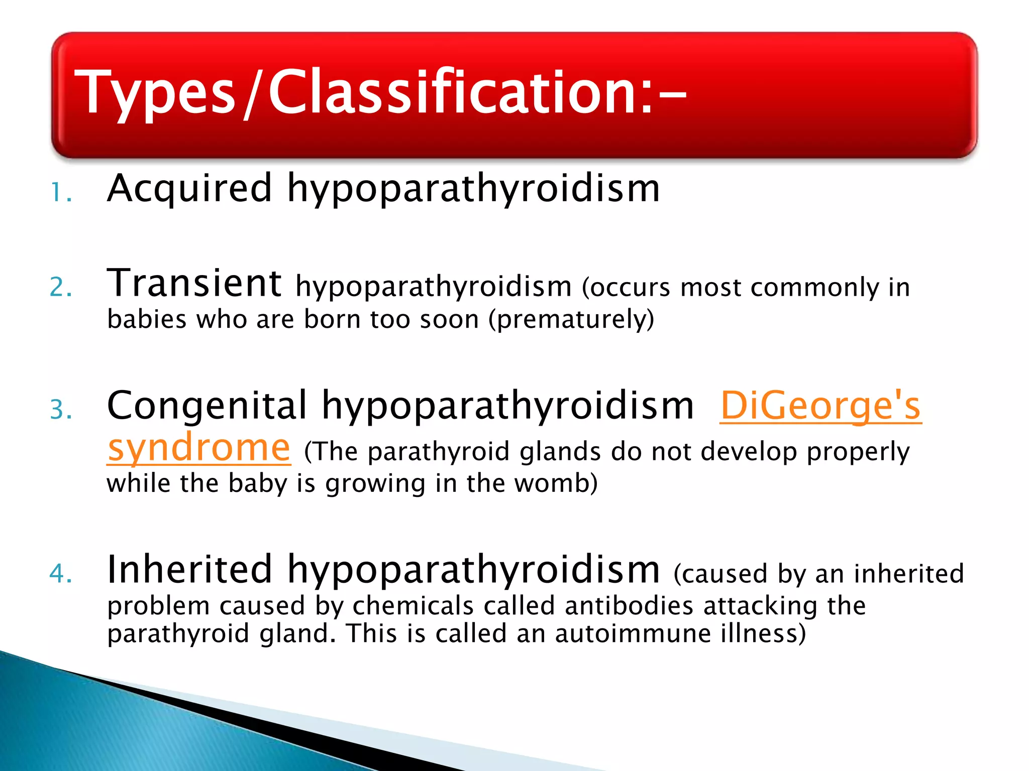 PPT on Hypoparathyroidism akki | PPTX