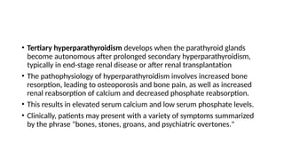 Hypo parathyroidism and Hyperparathyroidism.pptx