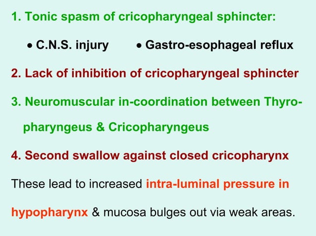 Hypopharyngeal pouch & stylalgia ent .ppt | Death, Injury, or Military ...