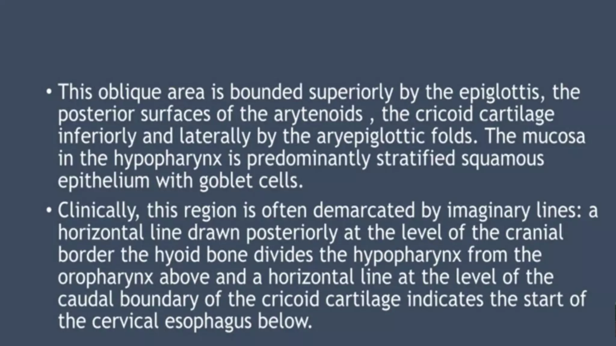 Hypopharynx anatomy | PPTX