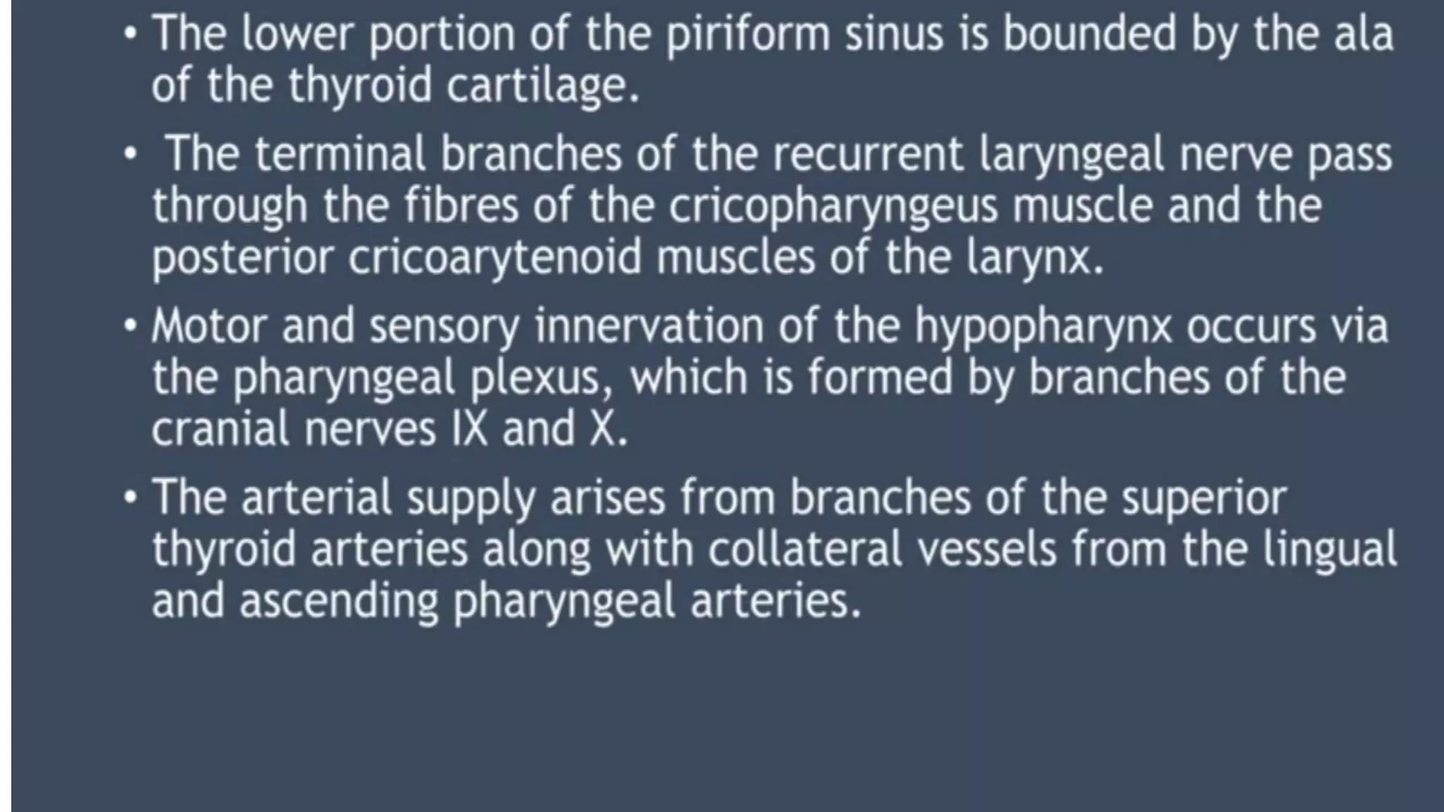 Hypopharynx anatomy | PPTX