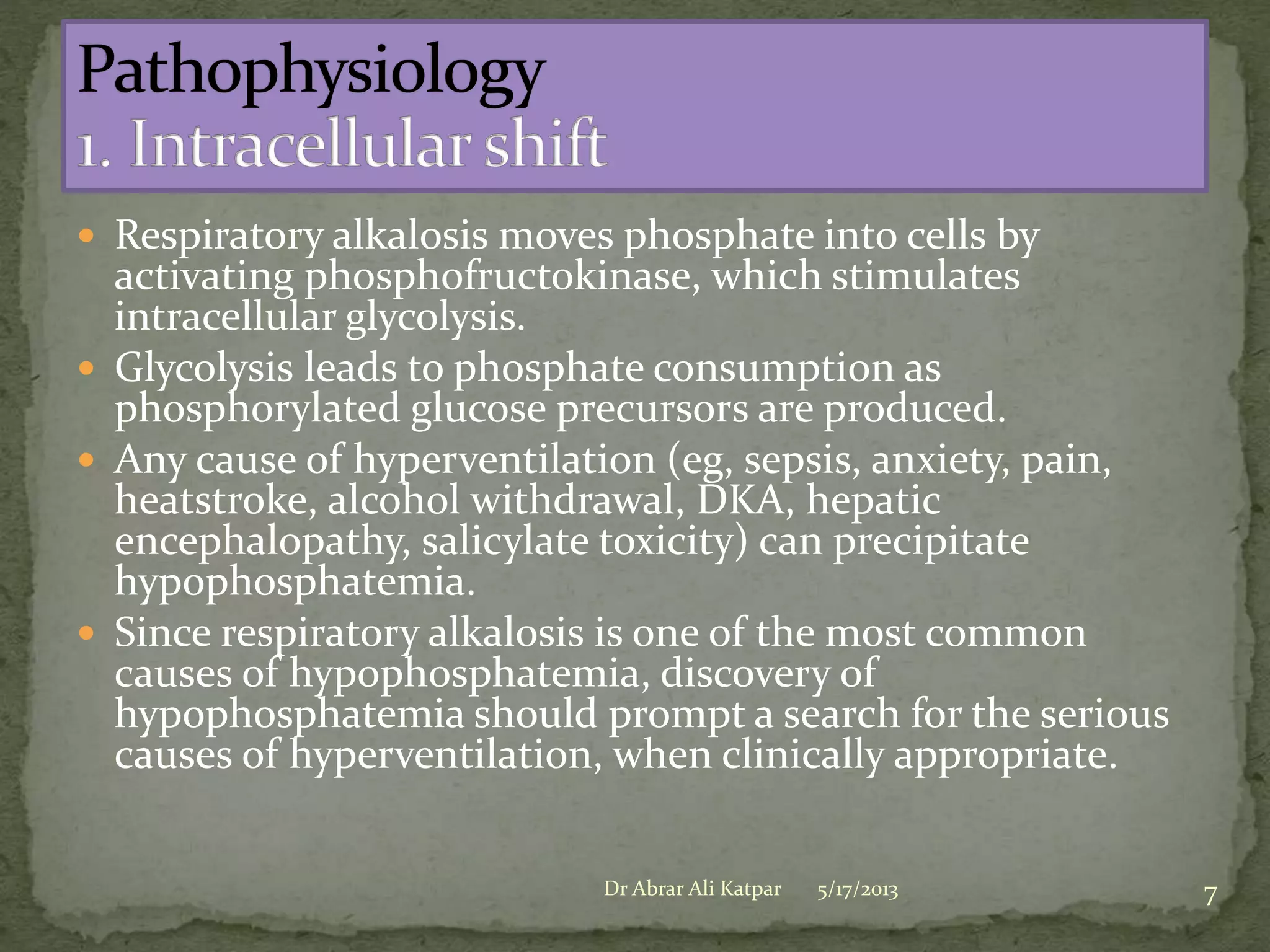 Hypophosphatemia | PPTX