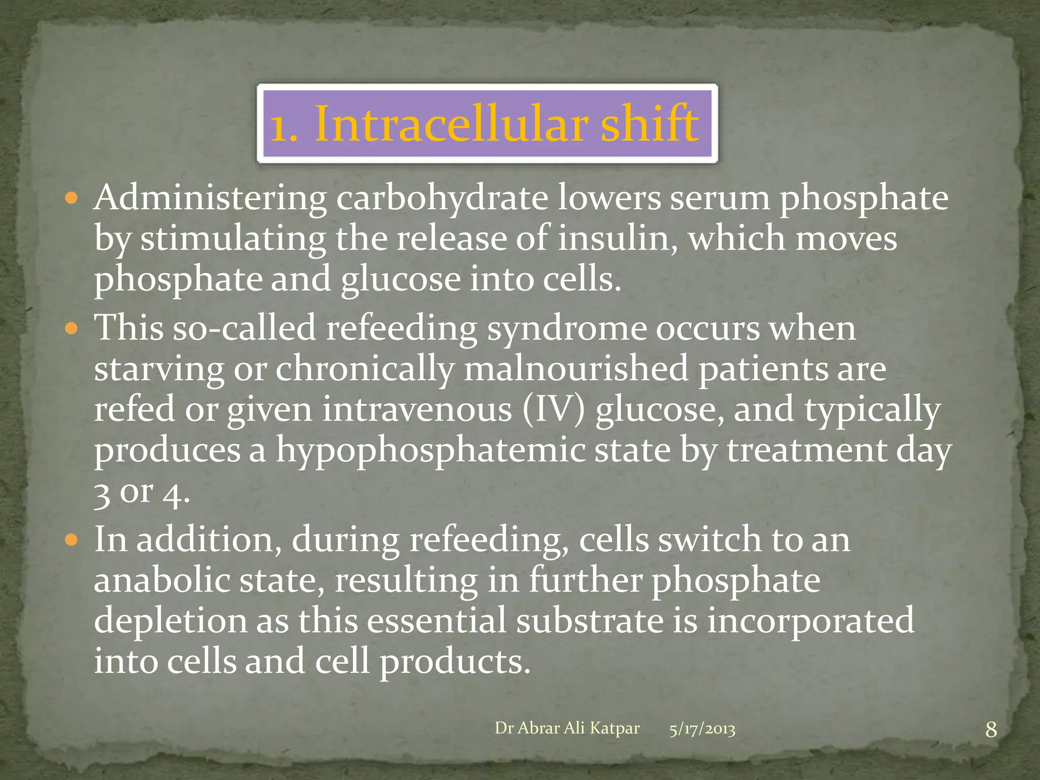 Hypophosphatemia | PPTX