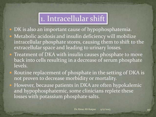Hypophosphatemia | PPTX