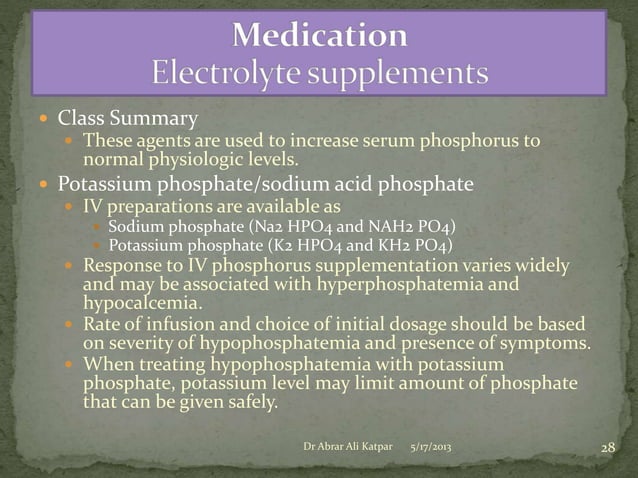 Hypophosphatemia | PPTX