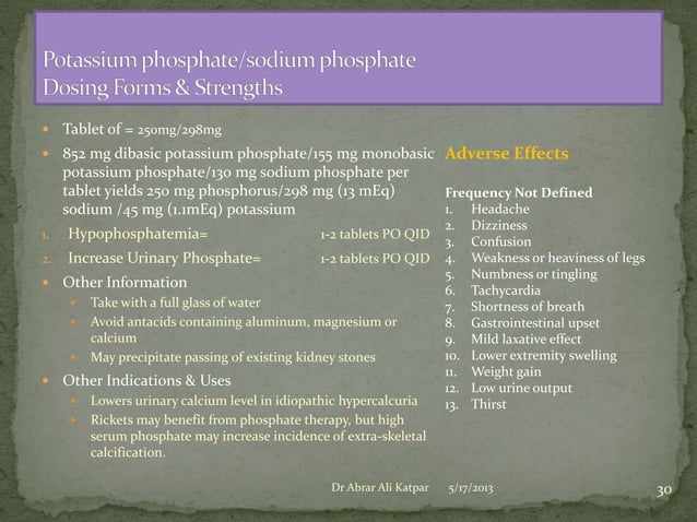 Hypophosphatemia | PPTX