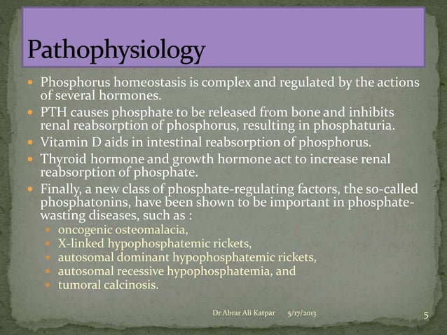 Hypophosphatemia | PPTX