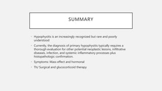 Hypophysitis | PPTX