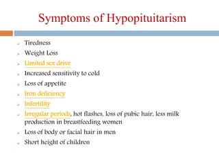 Hypopituitarism: An uncommon health condition. | PPTX