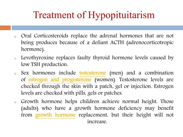 Hypopituitarism: An uncommon health condition. | PPTX | Hormonal ...