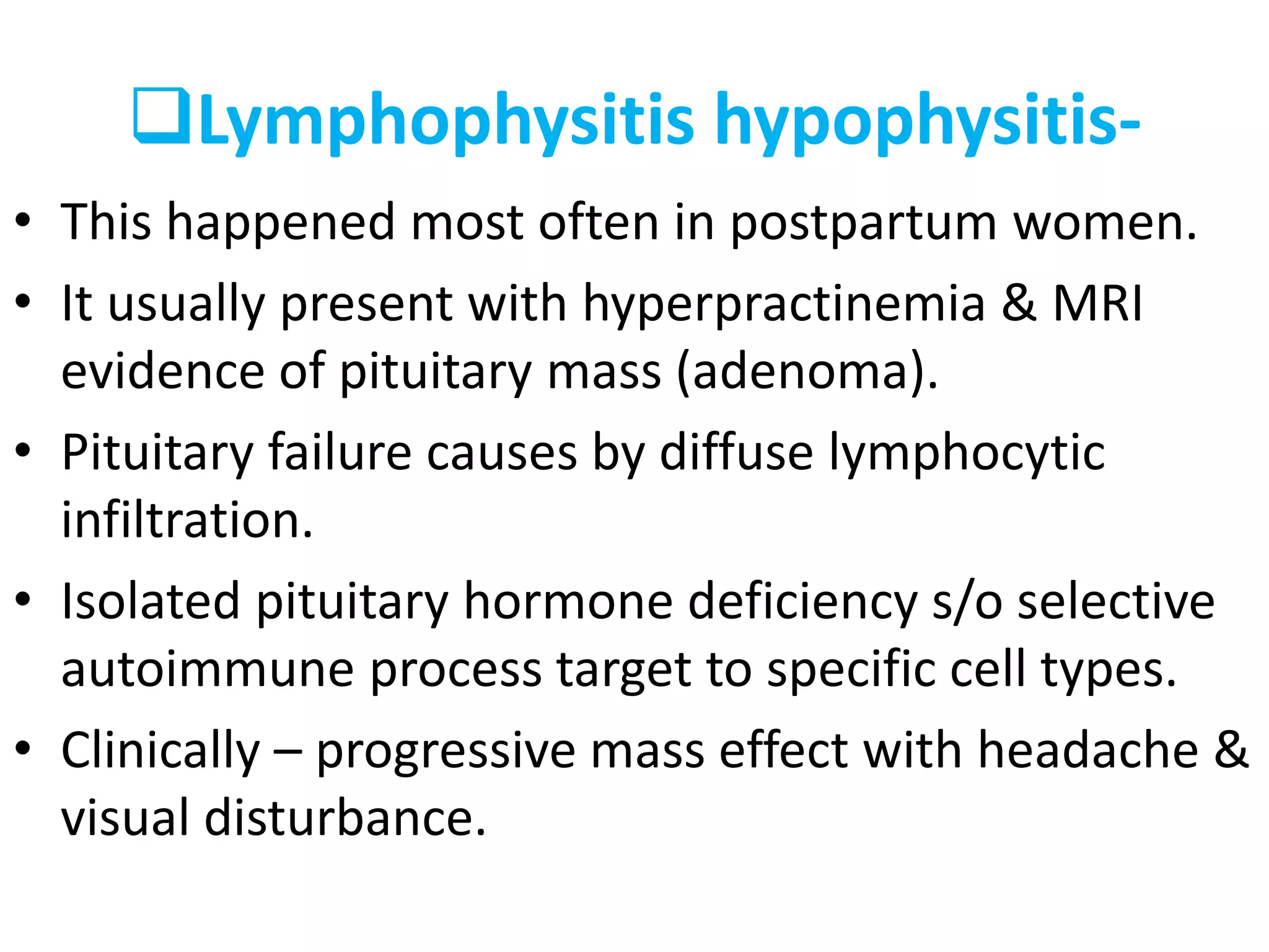 Hypopituitarism | PPTX