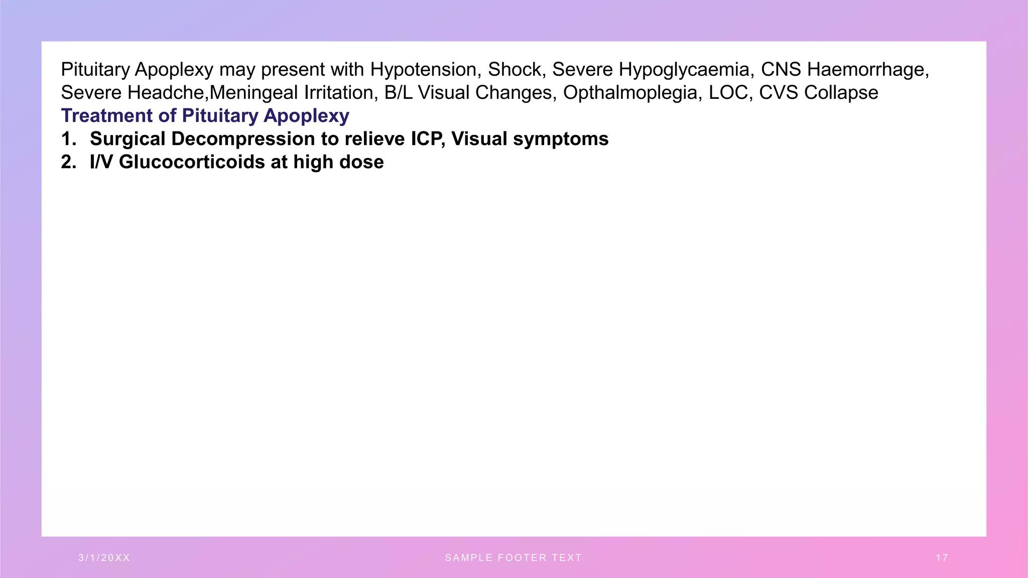 SHEEHAN SYNDROME AND PAN HYPOPITUITARISM - ENDOCRINOLOGY .pptx