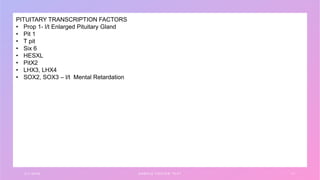 SHEEHAN SYNDROME AND PAN HYPOPITUITARISM - ENDOCRINOLOGY .pptx