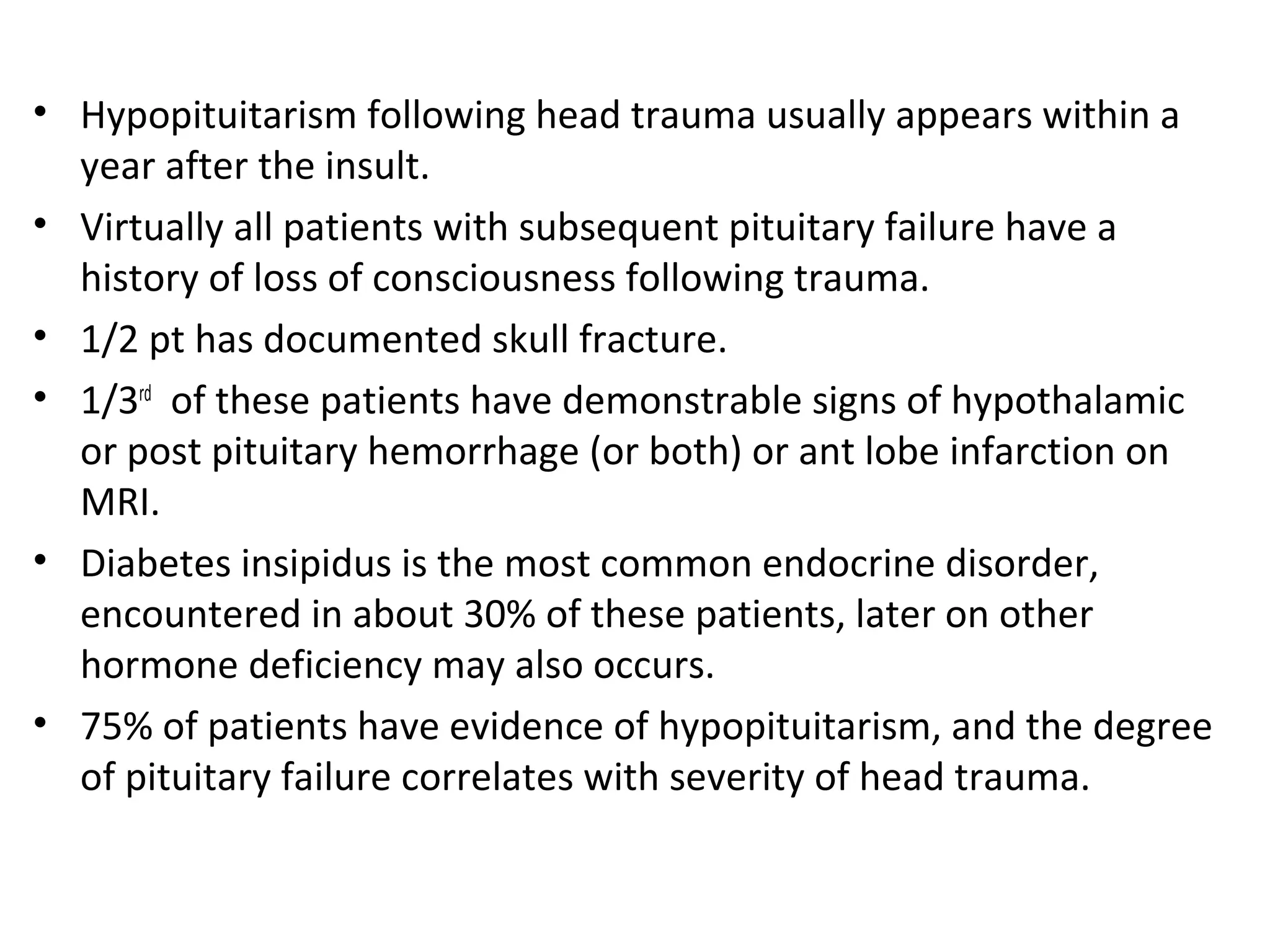 Hypopituitarism diagnosis and management (1) | PPT