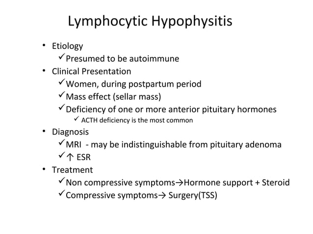 Hypopituitarism diagnosis and management (1) | PPT | Hormonal Disorders ...
