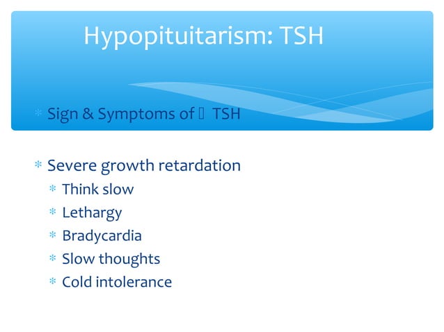 Hypopituitarism & hyperpituitarism Chemical Pathology | PPT | Hormonal ...