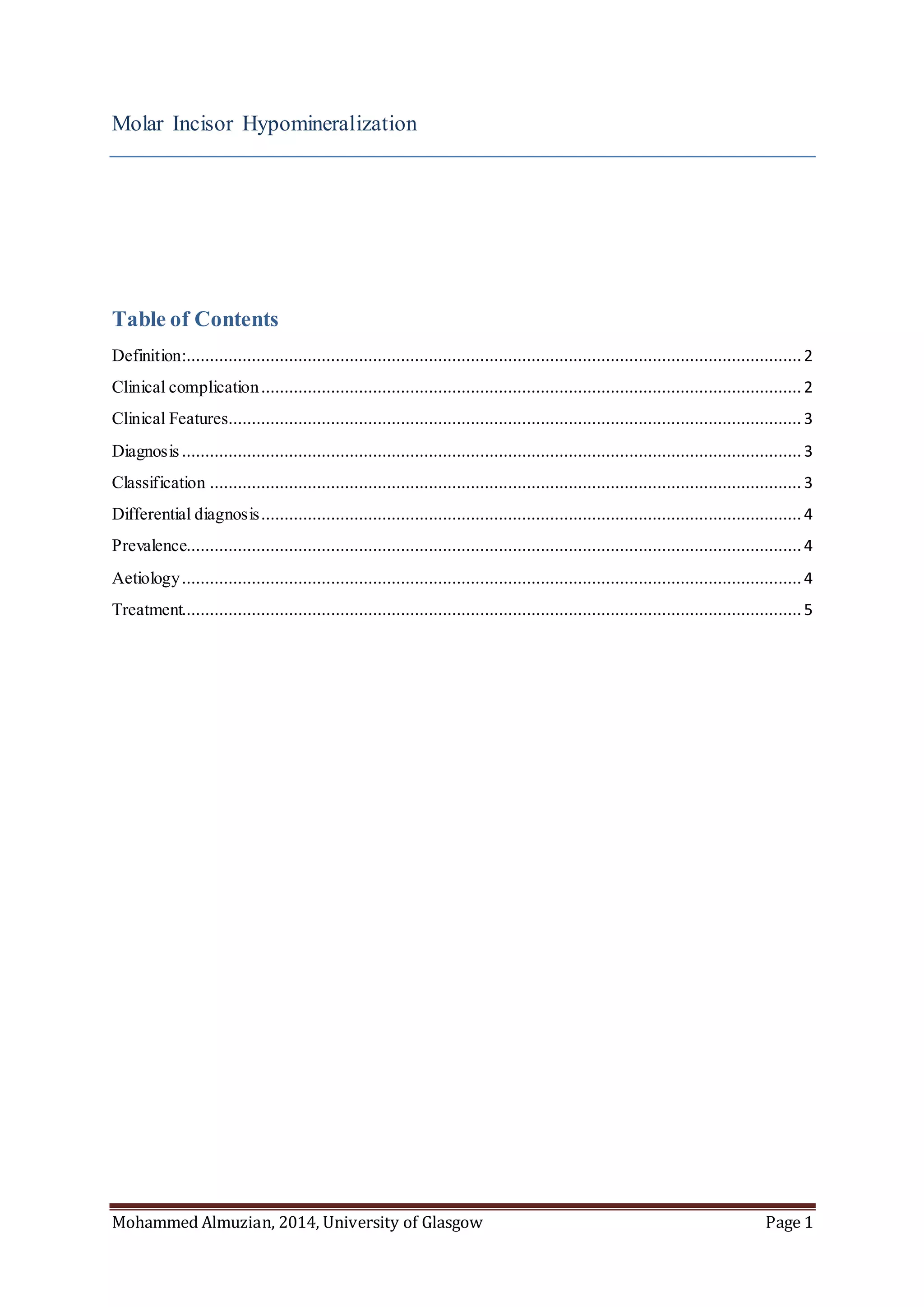 Hypoplasia and molar incisor hypomineralization / for orthodontists by ...