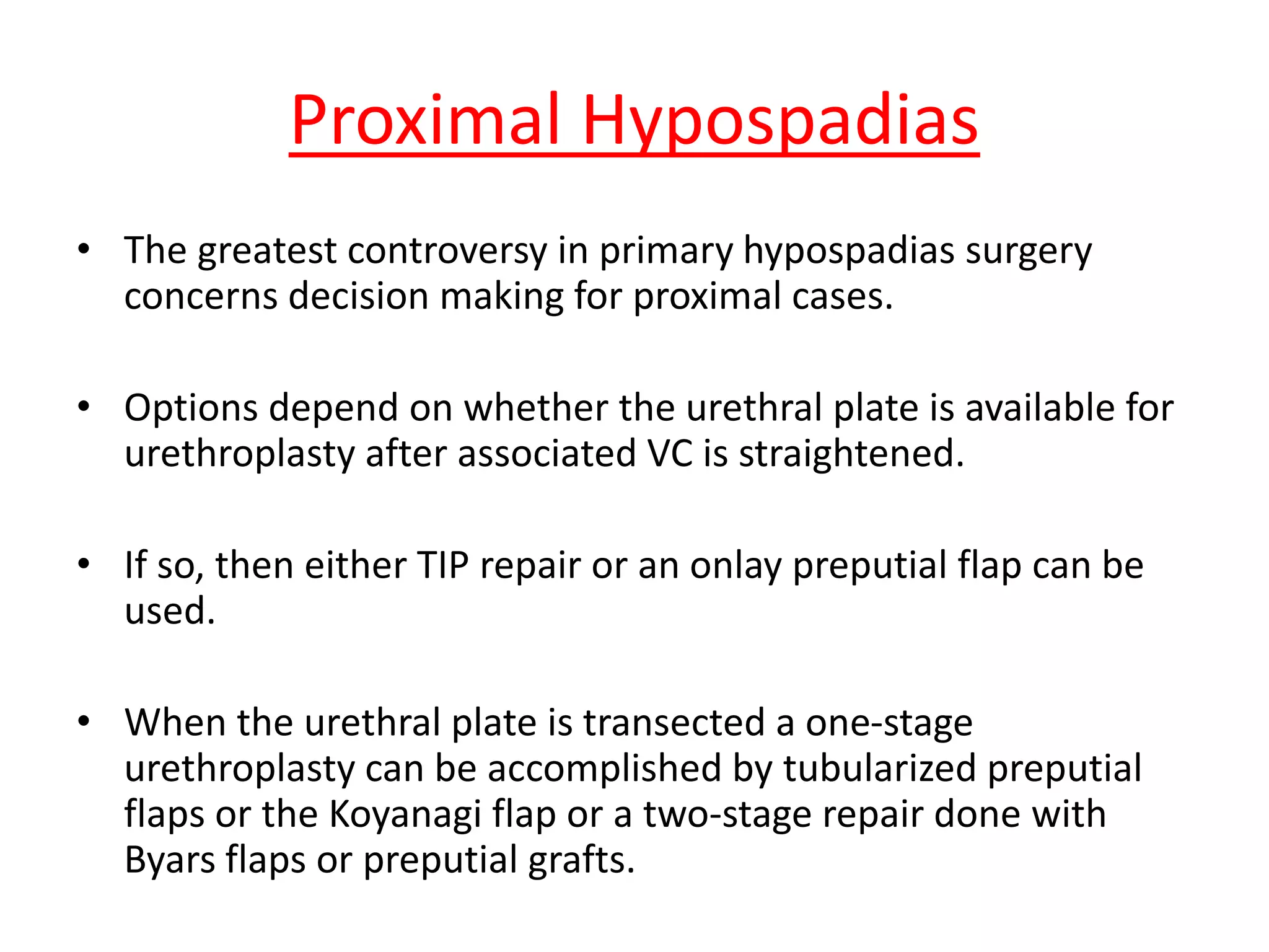 Hypospadias | PPTX