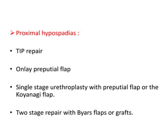 Hypospadias | PPTX