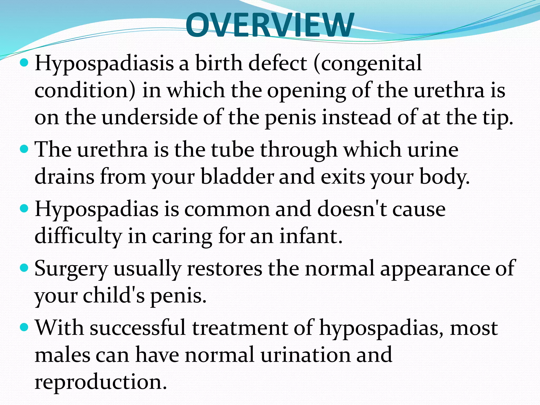 Hypospadias | PPTX