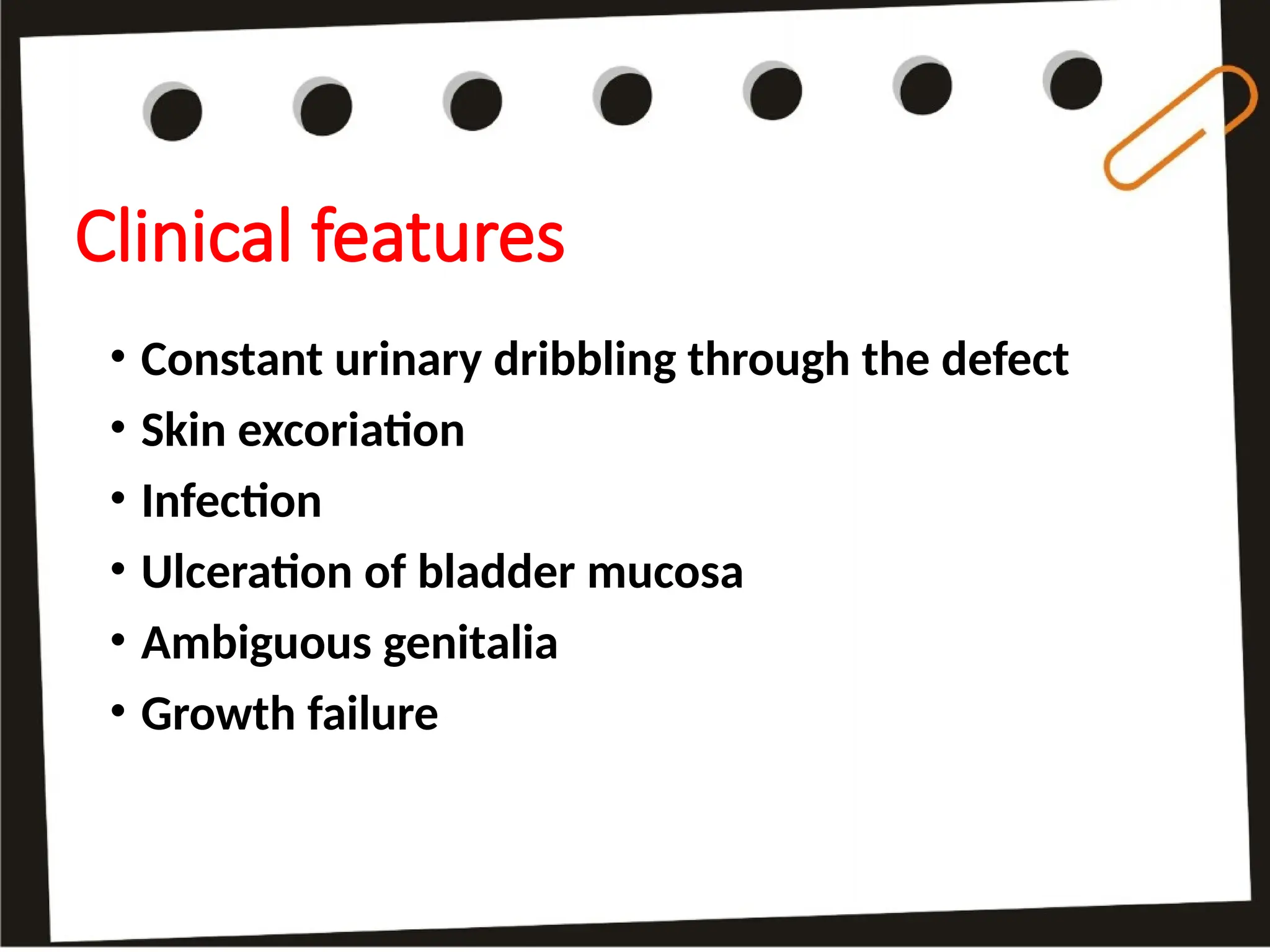 Hypospadias included topics are INCLUDED TOPIC IS DEFINITION, CAUSES ...