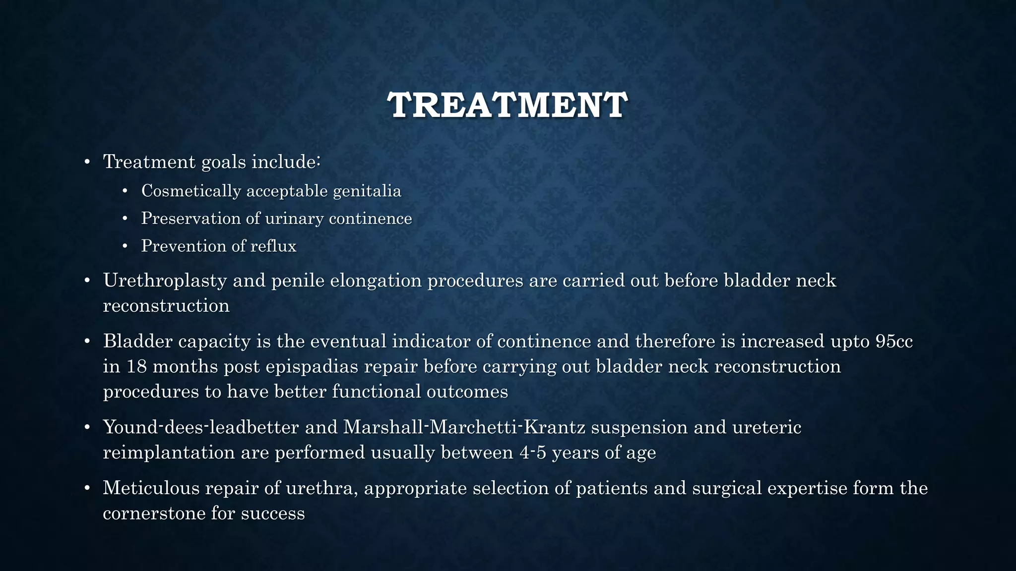 Hypospadias, epispadias and bladder exstrophy | PPTX