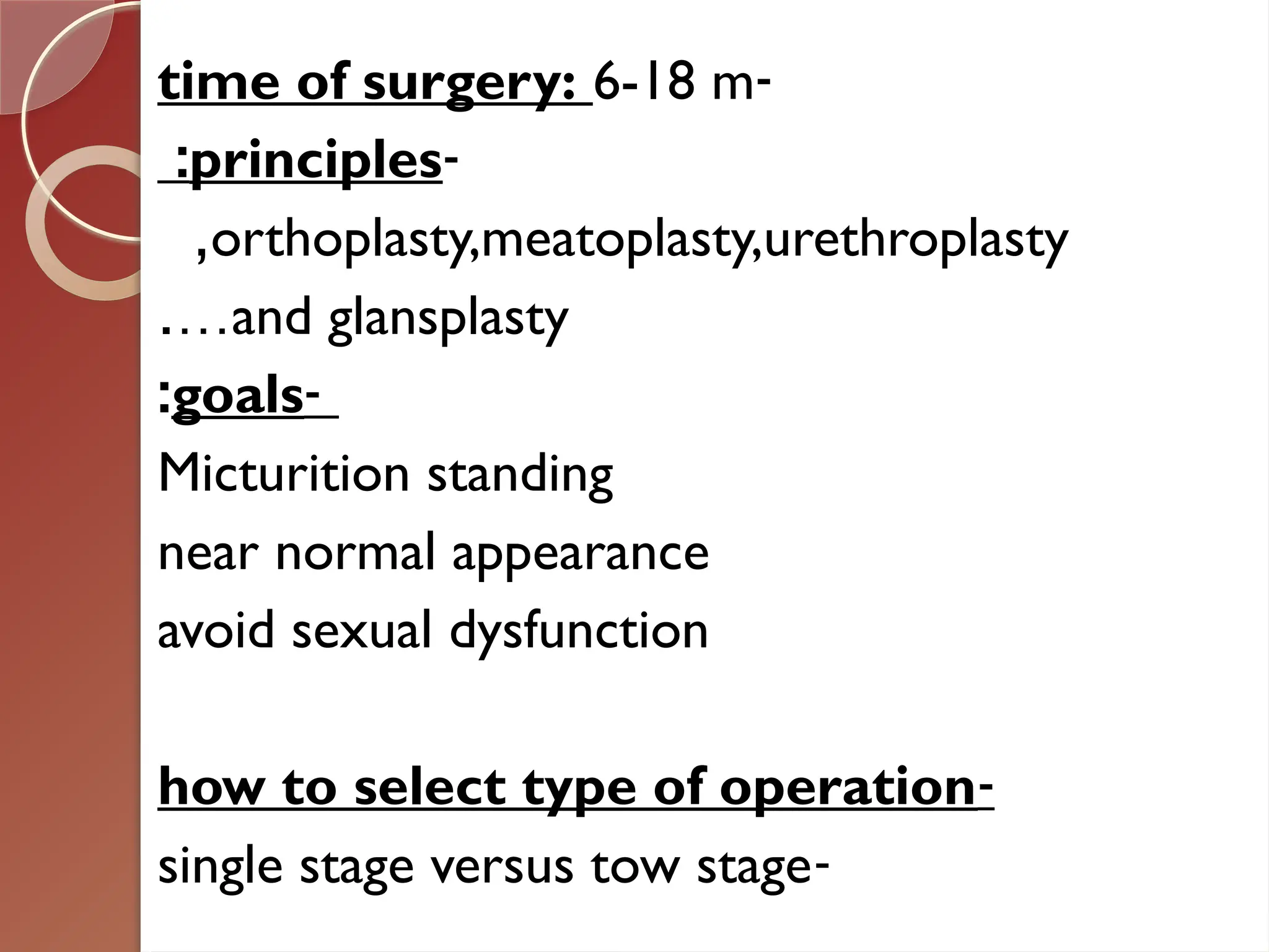 Hypospadias lecture for urology resident | PPTX