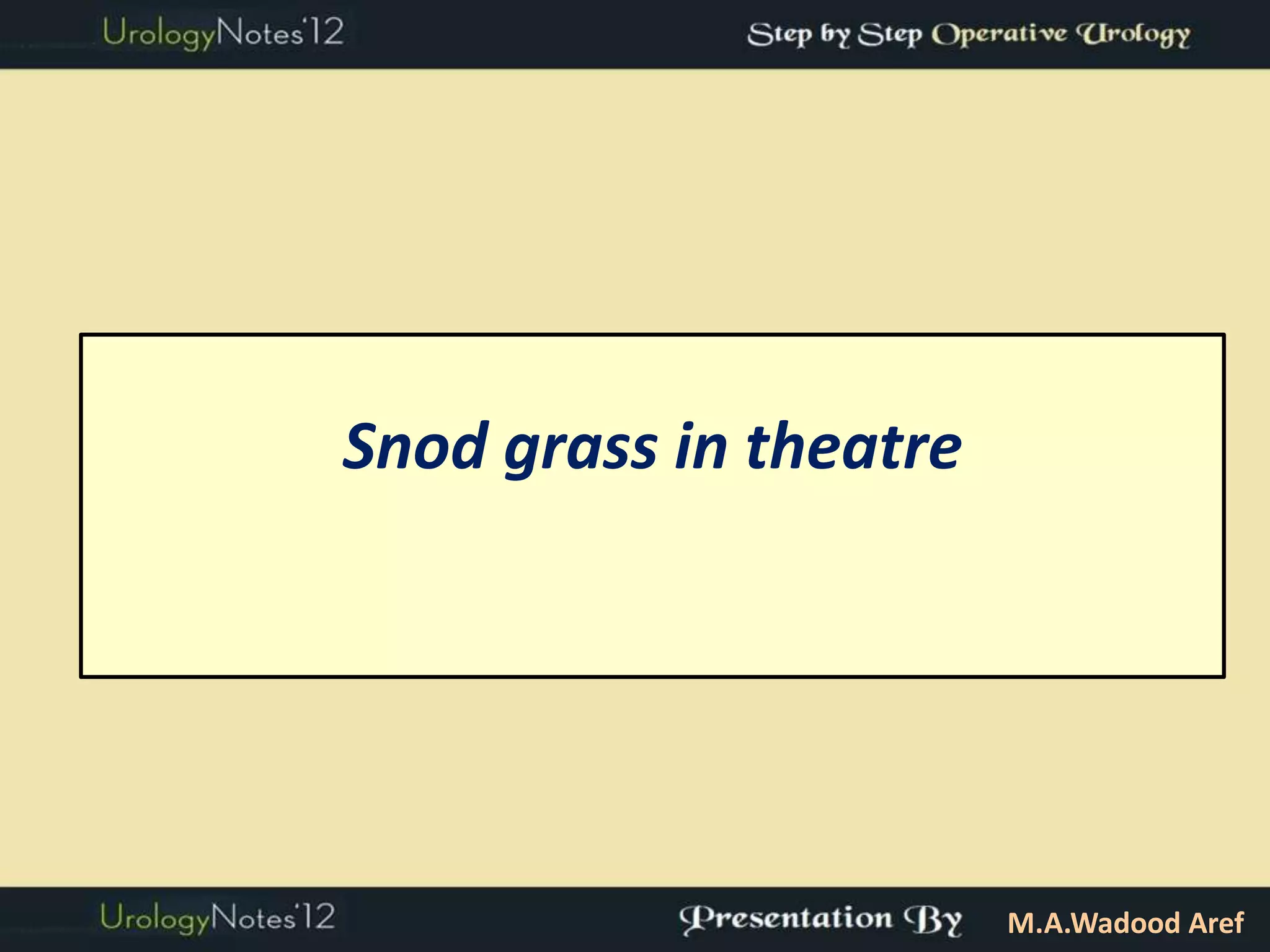 Hypospadias 3: MAGPI & snod grass (TIP) step by step operative urology ...