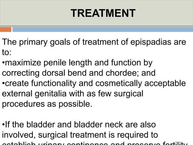 Hypospadias & epispadias | PPTX