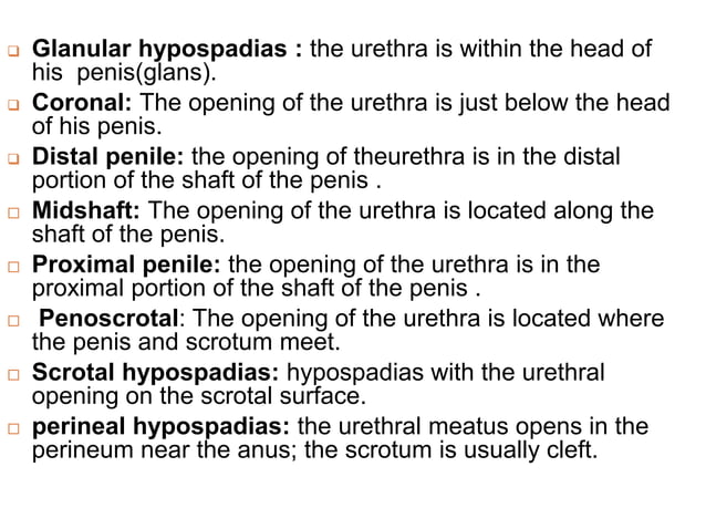 Hypospadias & epispadias | PPTX