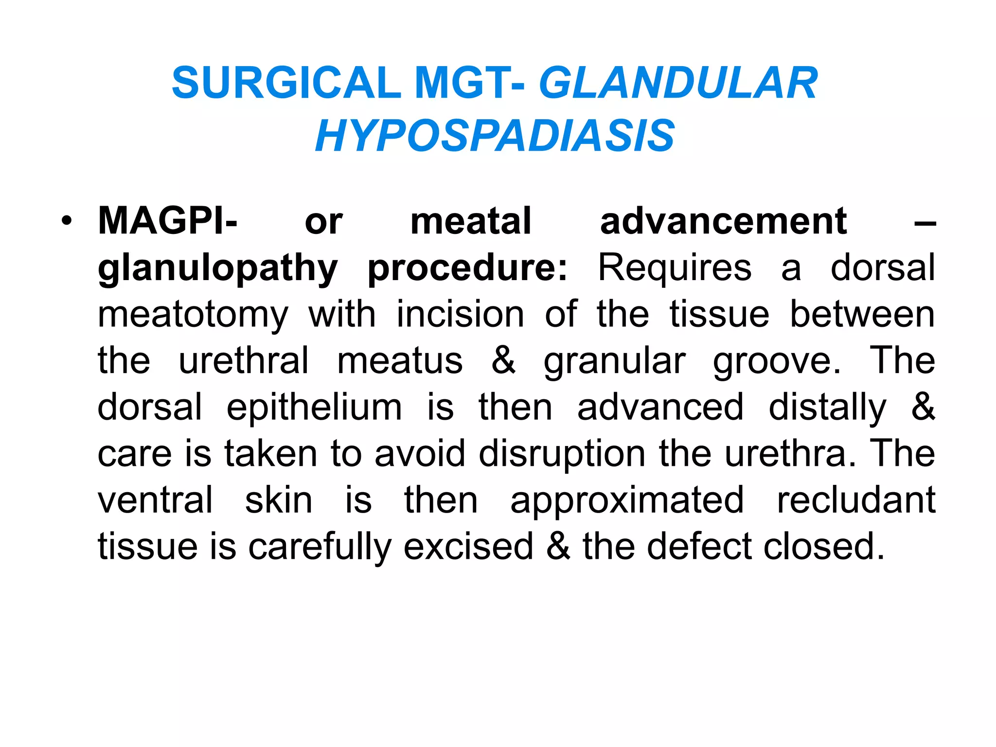 Nursing Management of Patient with Hypospadiasis & epispadias | PPT