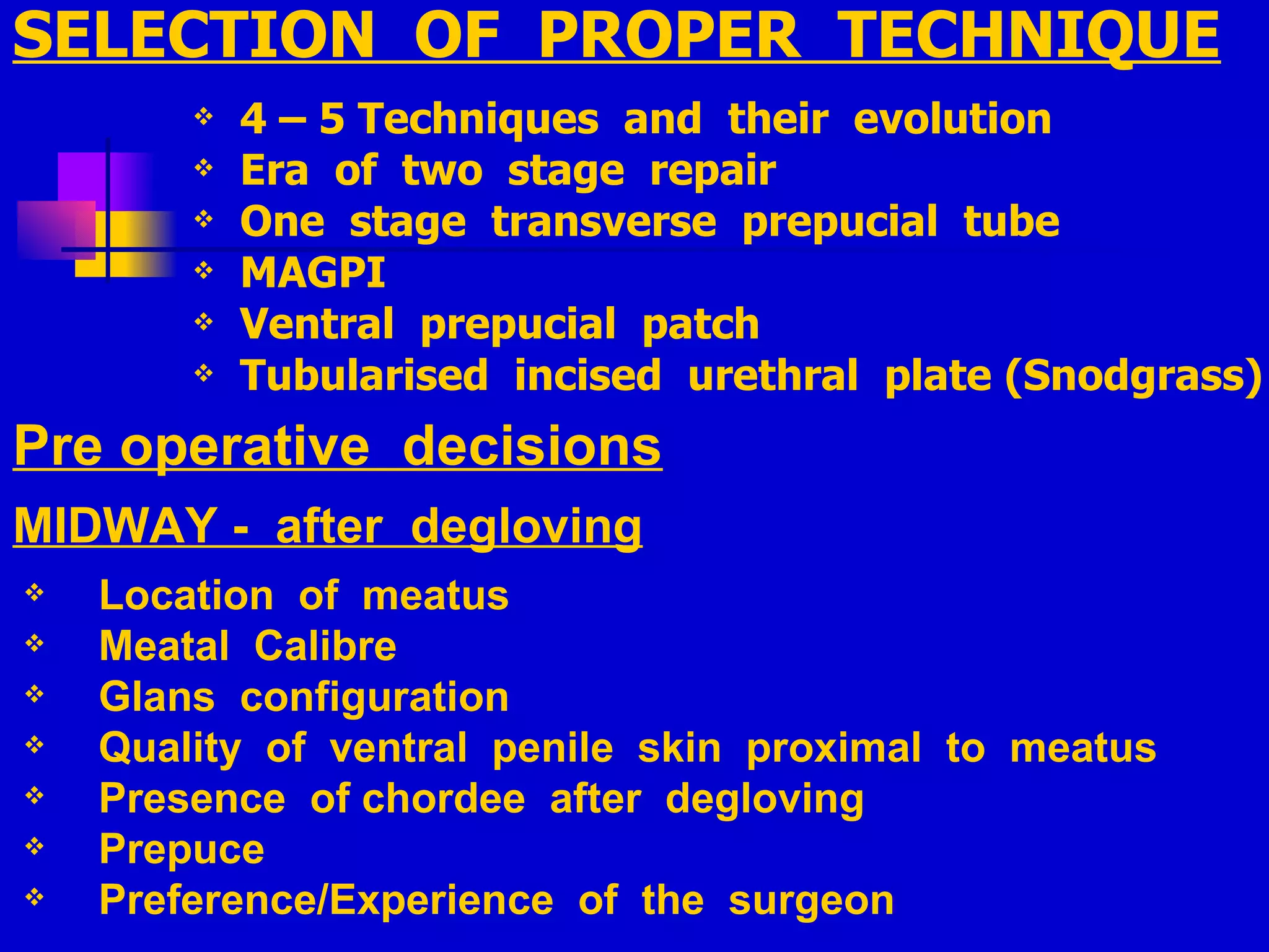 Hypospadias Surgery ,How To Avoid Complications | PPT