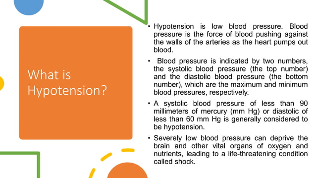 Hypotension | PDF