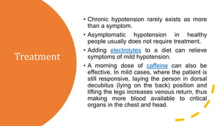 Hypotension | PDF
