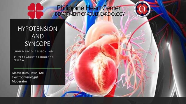 HYPOTENSION AND SYNCOPE CALISON FINAL. pptx | PPT