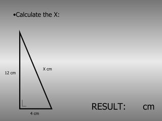 Hypotenuse exercises | PPT | Physics | Science