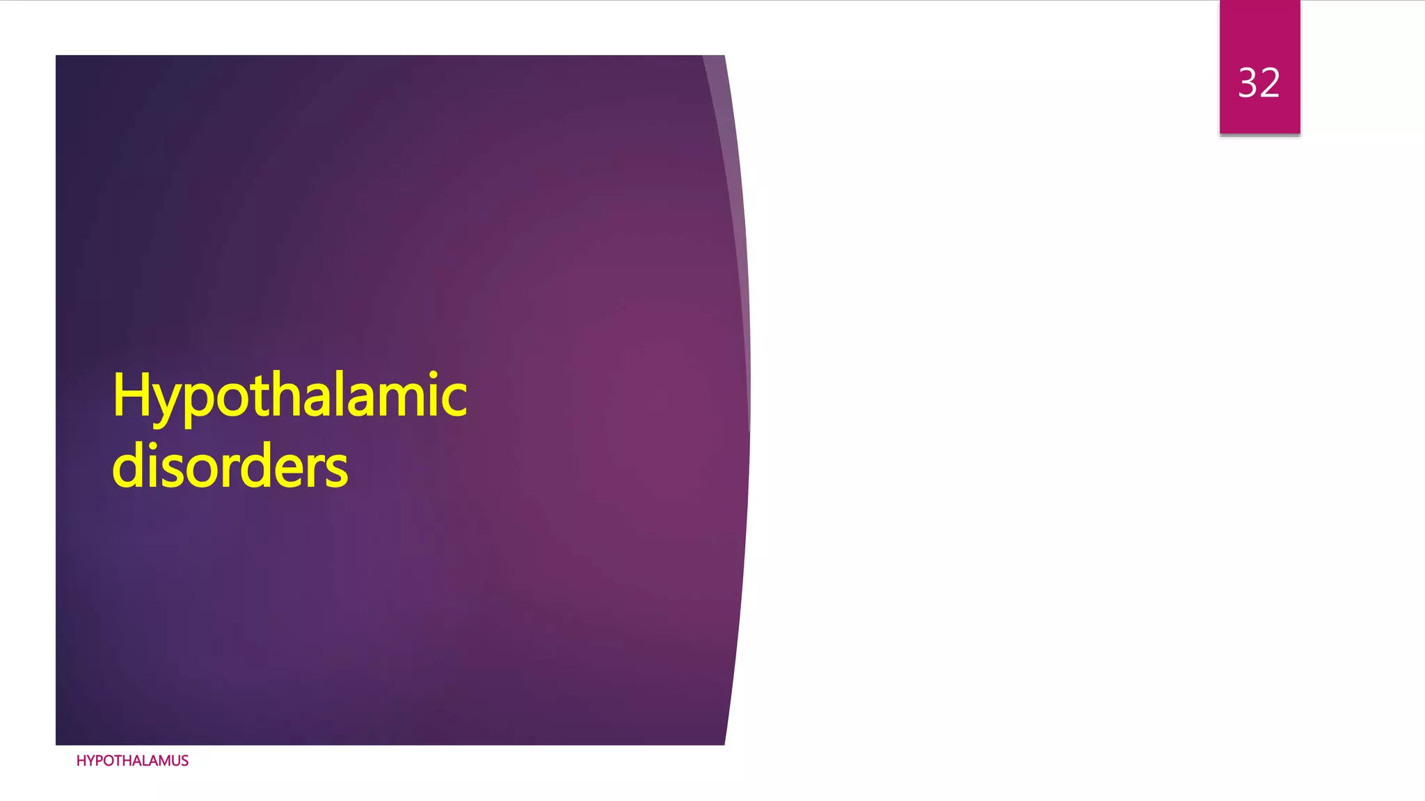 Hypothalamus | PPTX