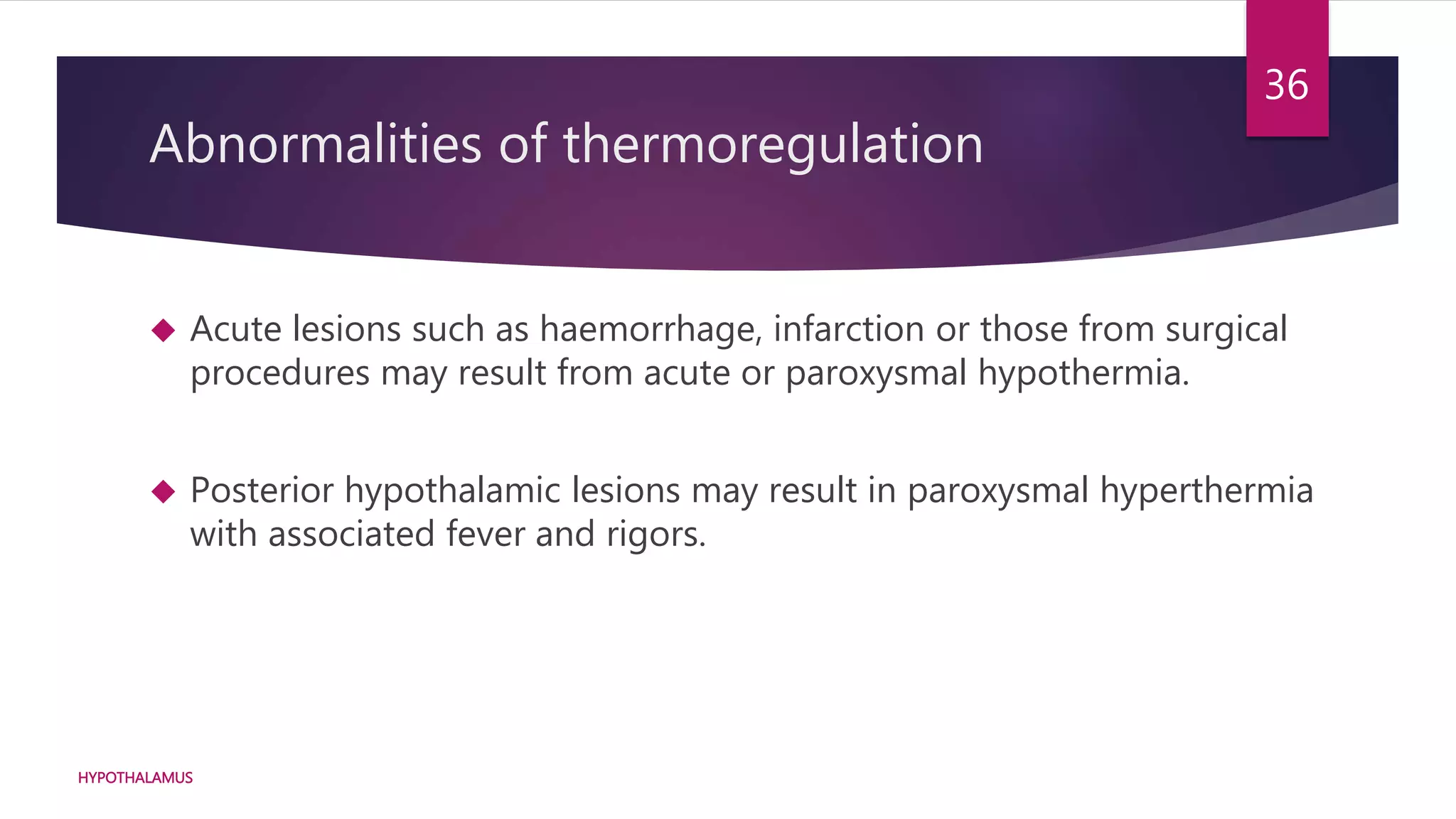 Hypothalamus | PPTX