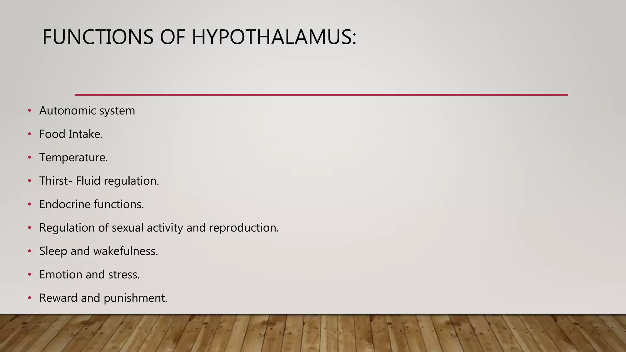 Hypothalamus | PPTX