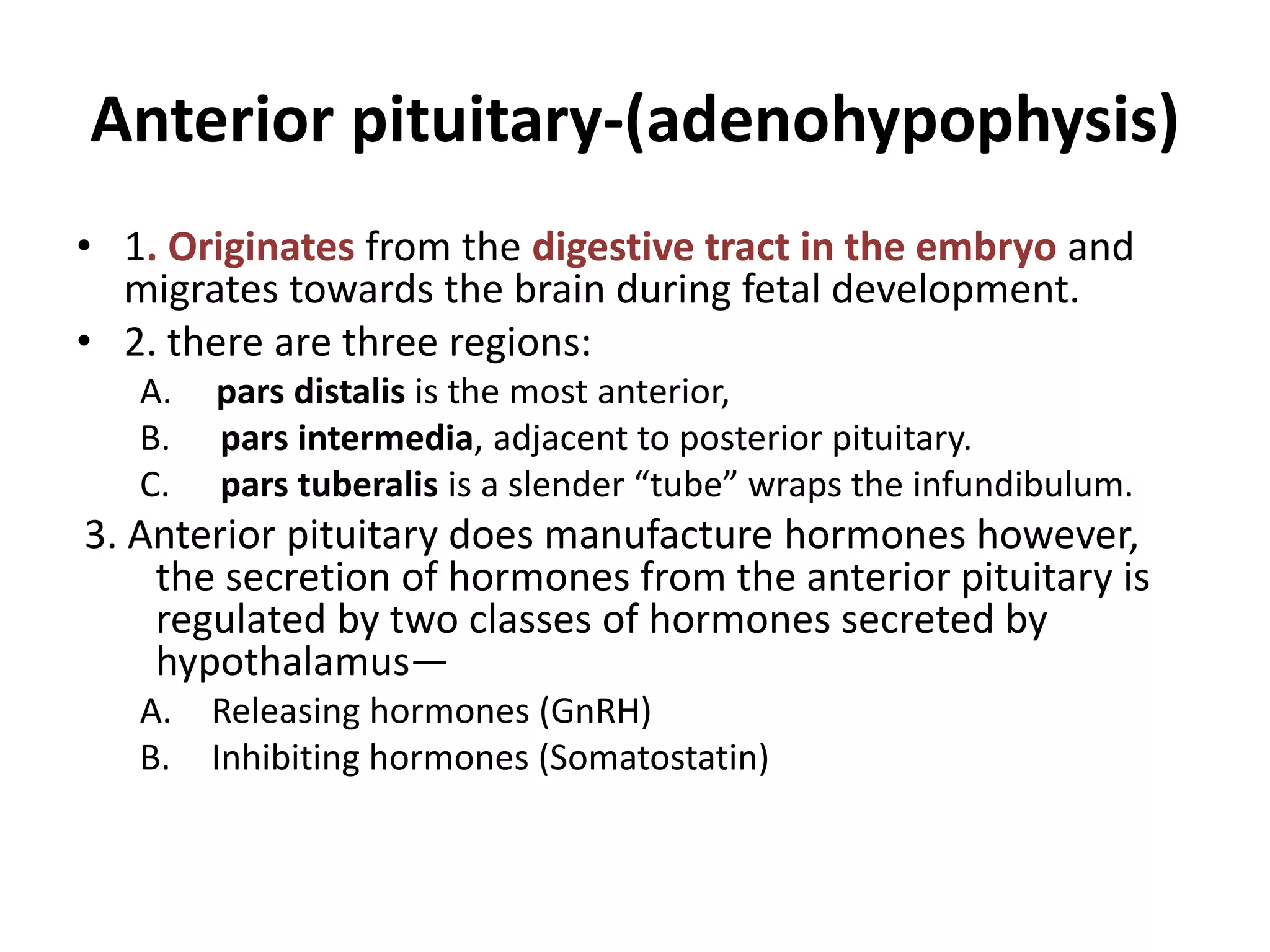 Hypothalamus control on adenohypophysis hormone | PPTX