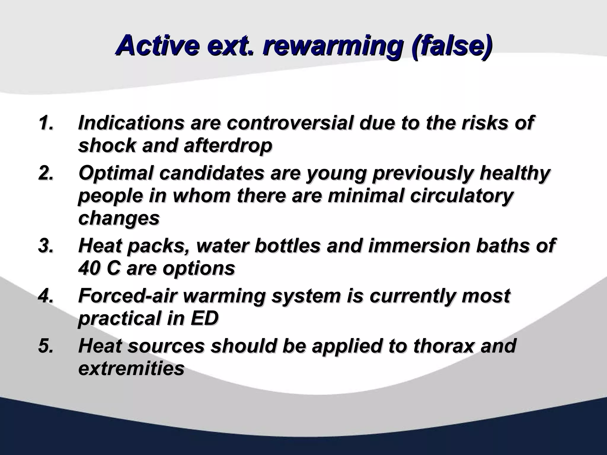 Hypothermia | PPT