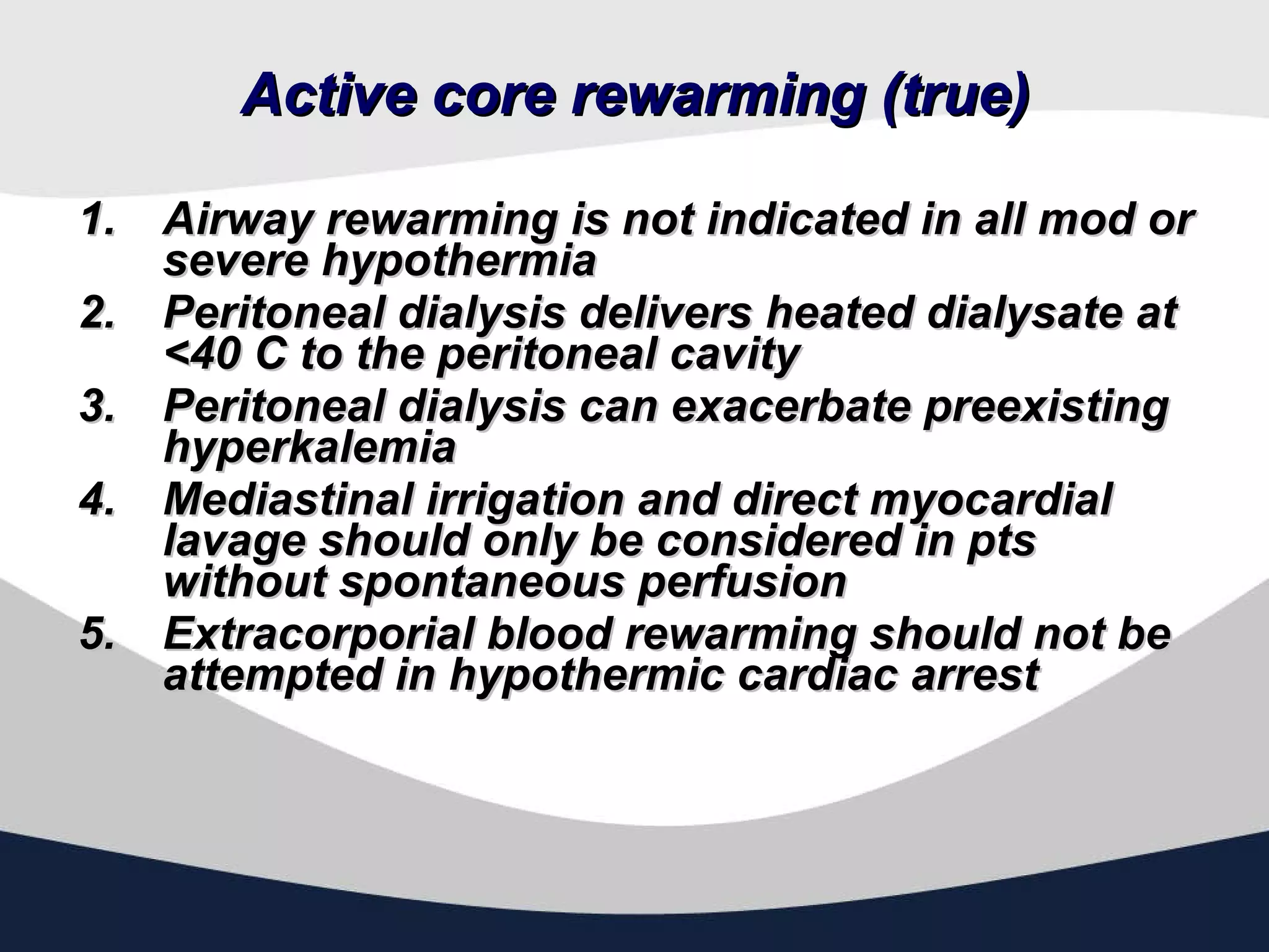 Hypothermia | PPT