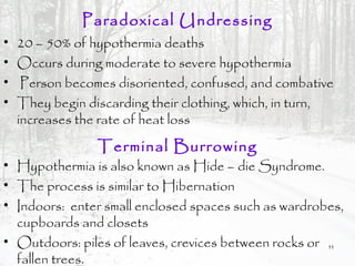 Hypothermia | PPT