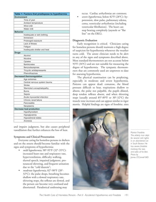 Hypothermia and Frostbite in Homeless Populations | PDF
