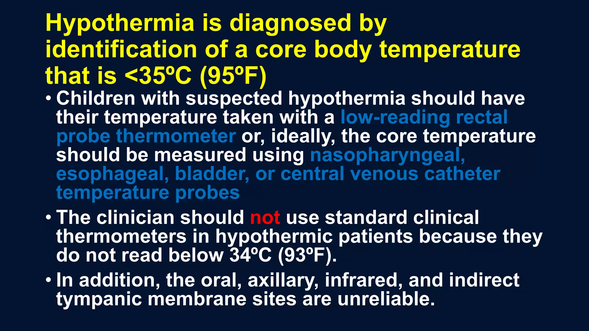 Hypothermia | PPTX